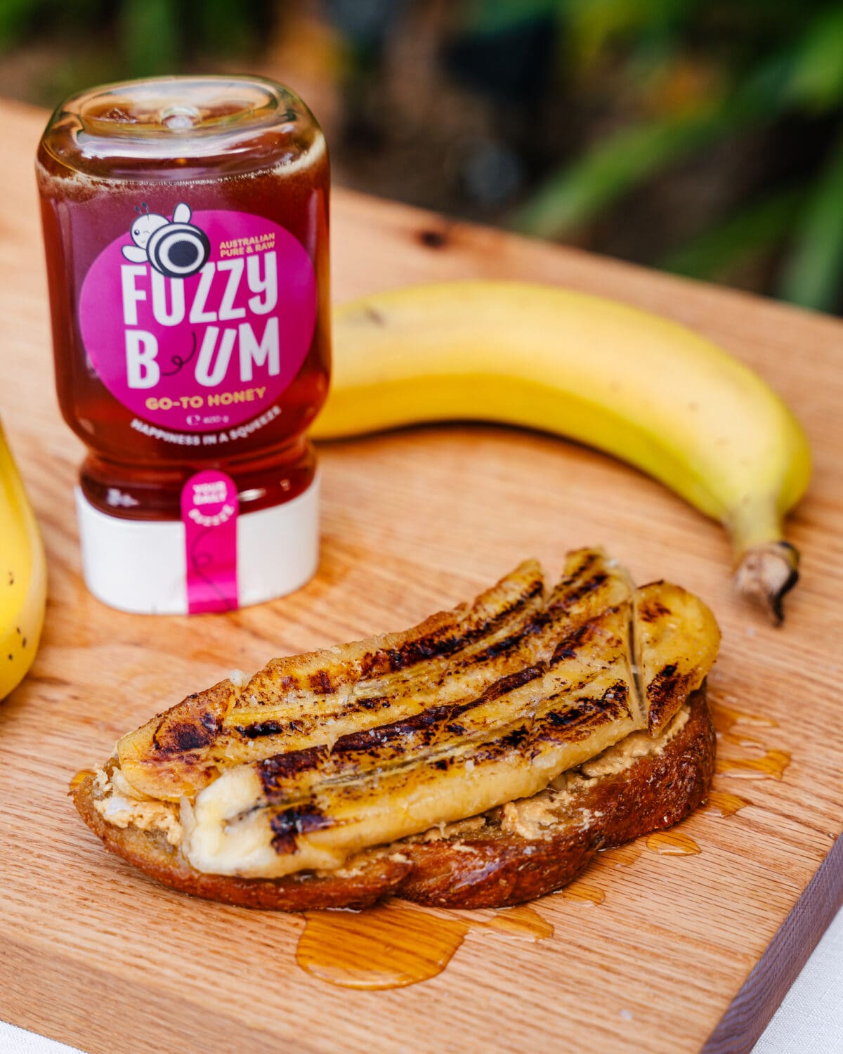 Fuzzy Bum Honey - Happy bees make the best honey