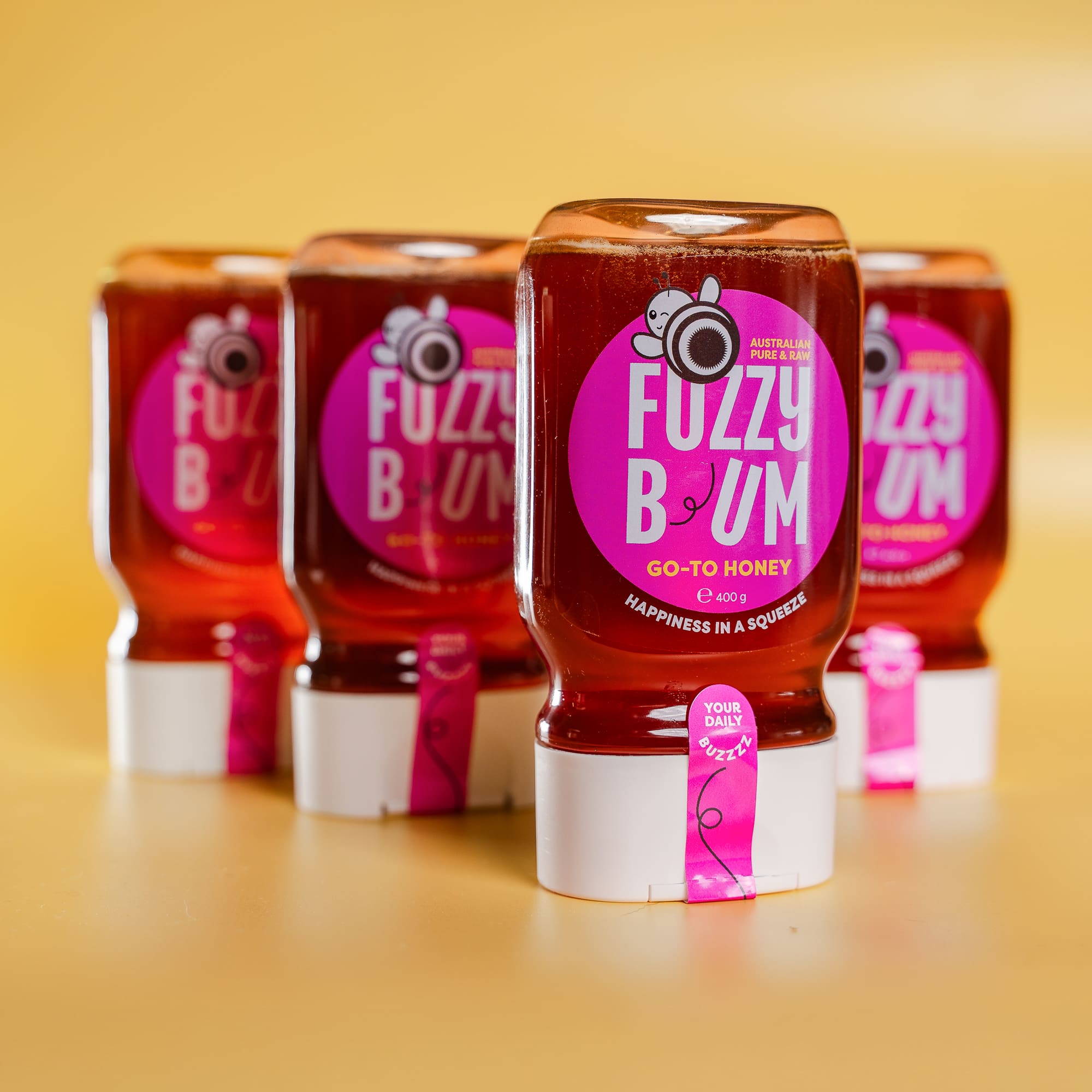 4 x Fuzzy Bum GO-TO 400gram Squeeze - Fuzzy Bum